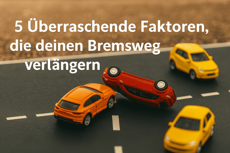 Bremsweg und Sicherheitsabstand: Tipps für Autofahrer